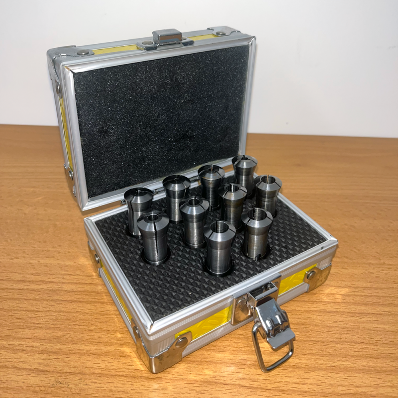 B24 Metric collet set 3,4,5,6,7,8,9,10mm for the Vertical Milling ...